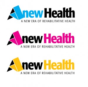 Anew Health logo and direct mail campaign design. - The Silent P