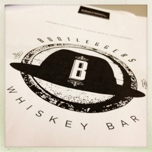 Bootleggers' Whiskey Bar Logo - The Silent P