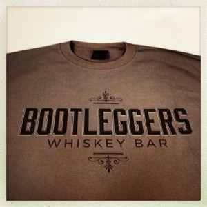 Bootleggers' Whiskey Bar Logo - The Silent P