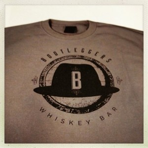 Bootleggers' Whiskey Bar Logo - The Silent P