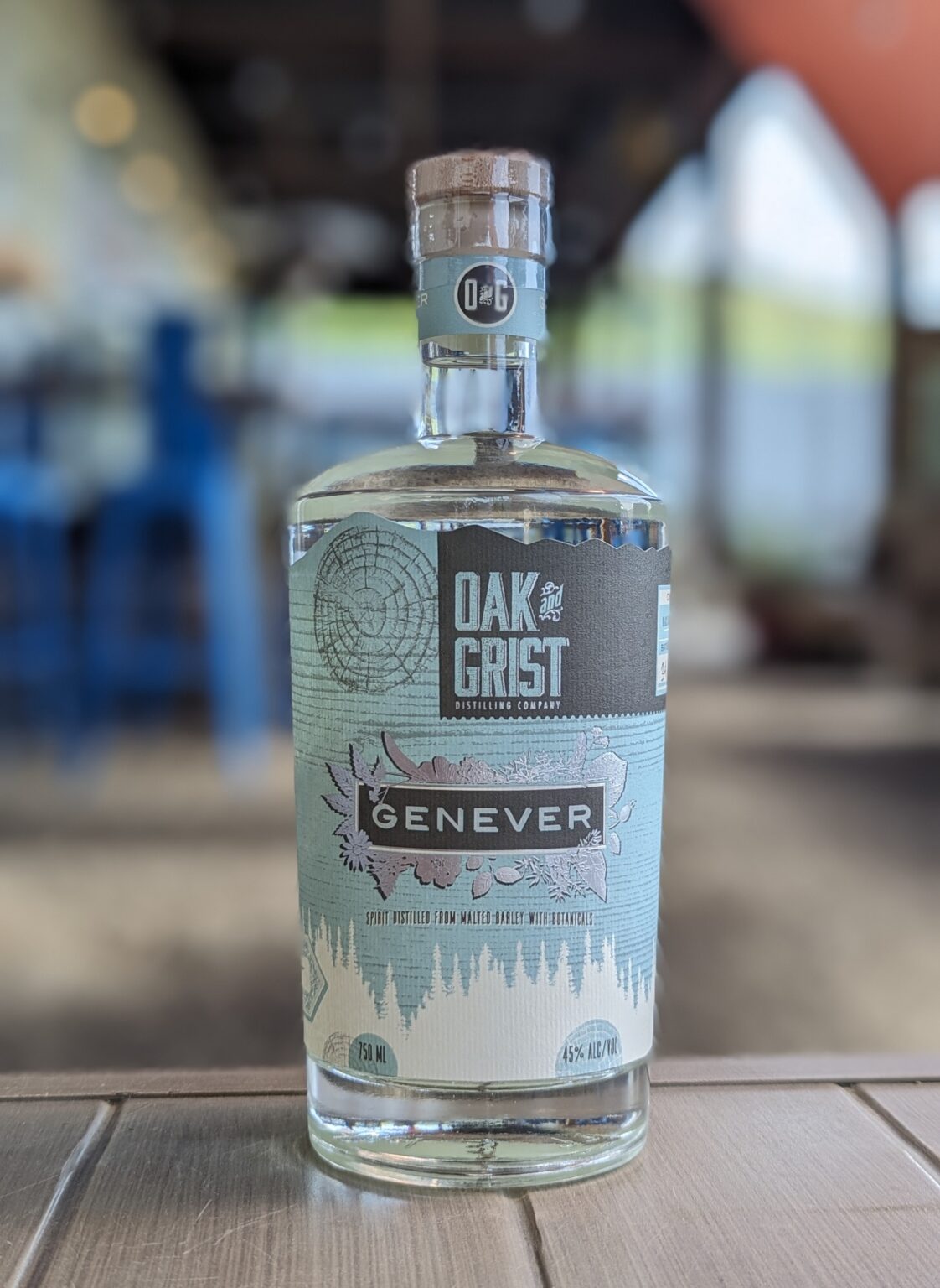 Oak & Grist Distilling Co. Genever Label Design - The Silent P